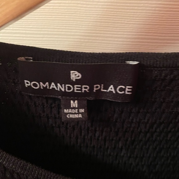 Pomander Place | Dresses | Nwot Tuckernuck Pomander Place Black Lennox ...